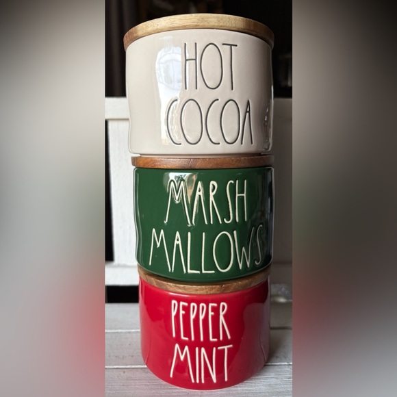 Rae Dunn | Holiday | Rae Dunn Festive Holiday Stacking Cellar Set ...